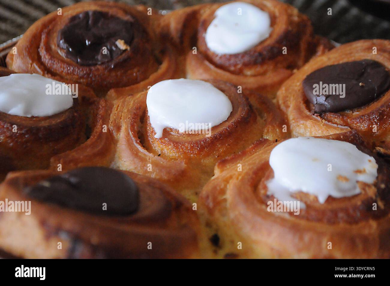 Copenhagen/Denmark /07 MARCH 2026 / dANISH PASTRY ON PLATE IN KASTRUP ...