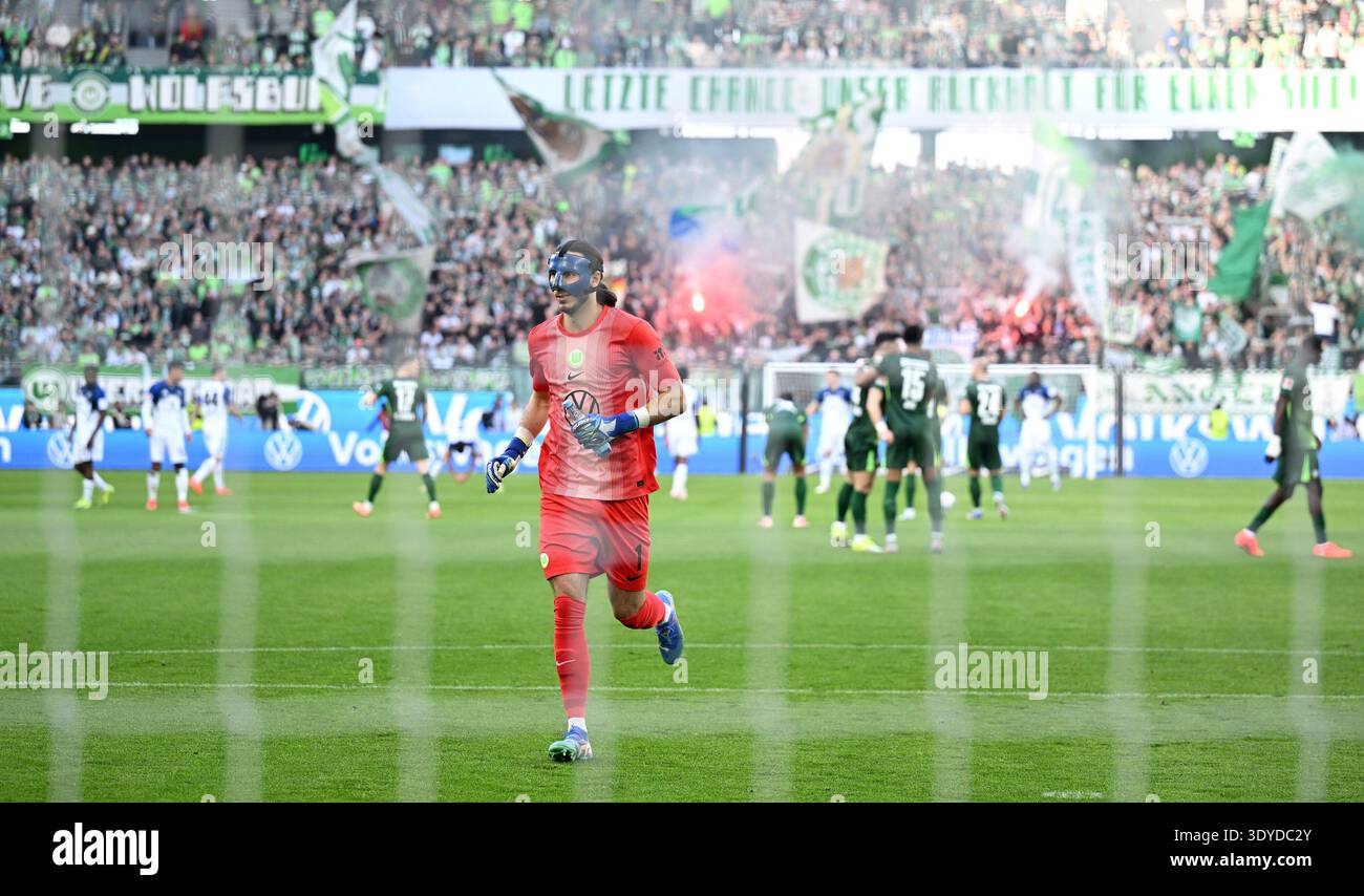 Goalkeeper Kamil Grabara (Wolfsburg) Wolfsburg, March 7, 2026, Soccer ...