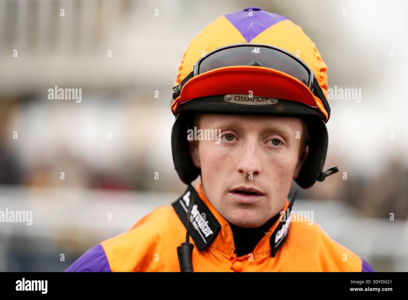 Jockey Stan Sheppard ahead of the Betfair Exchange Handicap Chase at ...