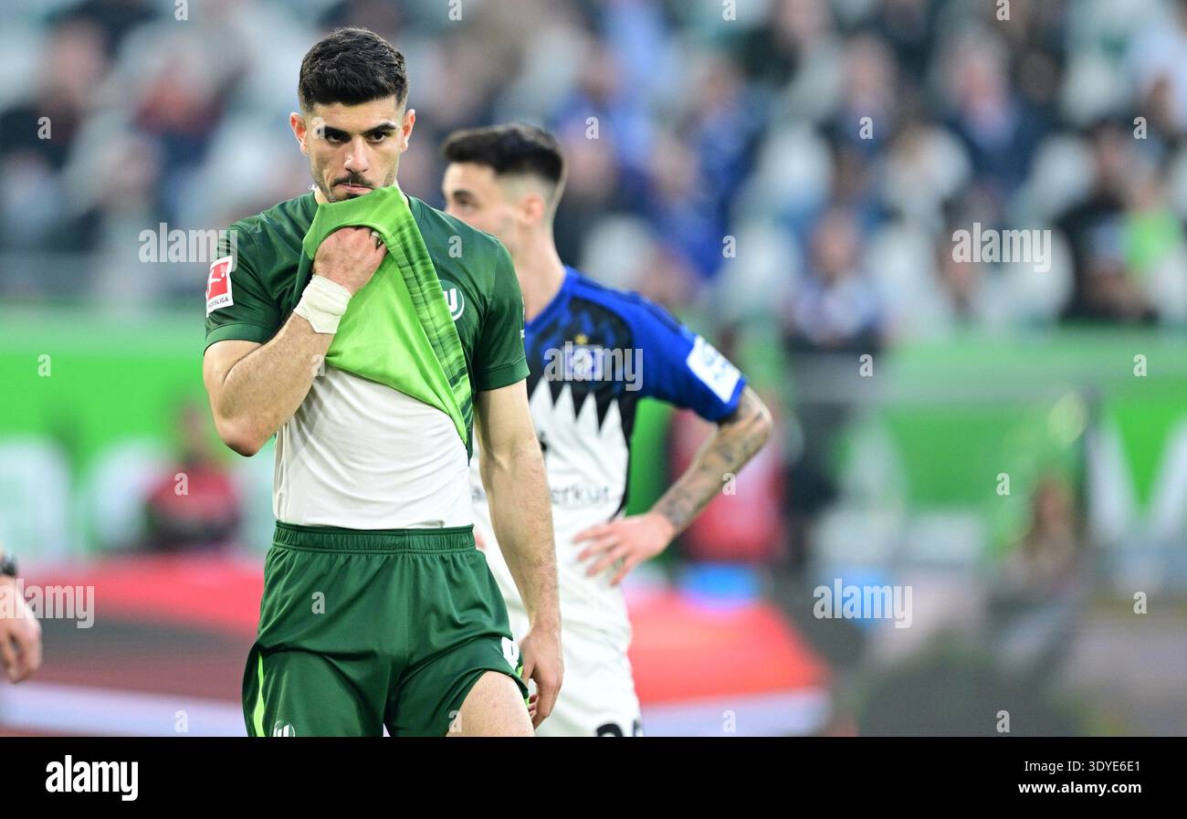 Konstantinos Koulierakis (Wolfsburg) Wolfsburg, March 7, 2026, Football ...