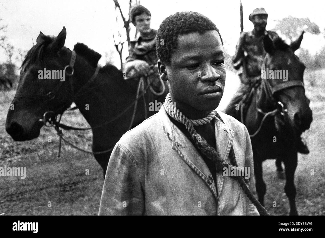 In this powerful photograph from the fall of 1977, a young Black man ...