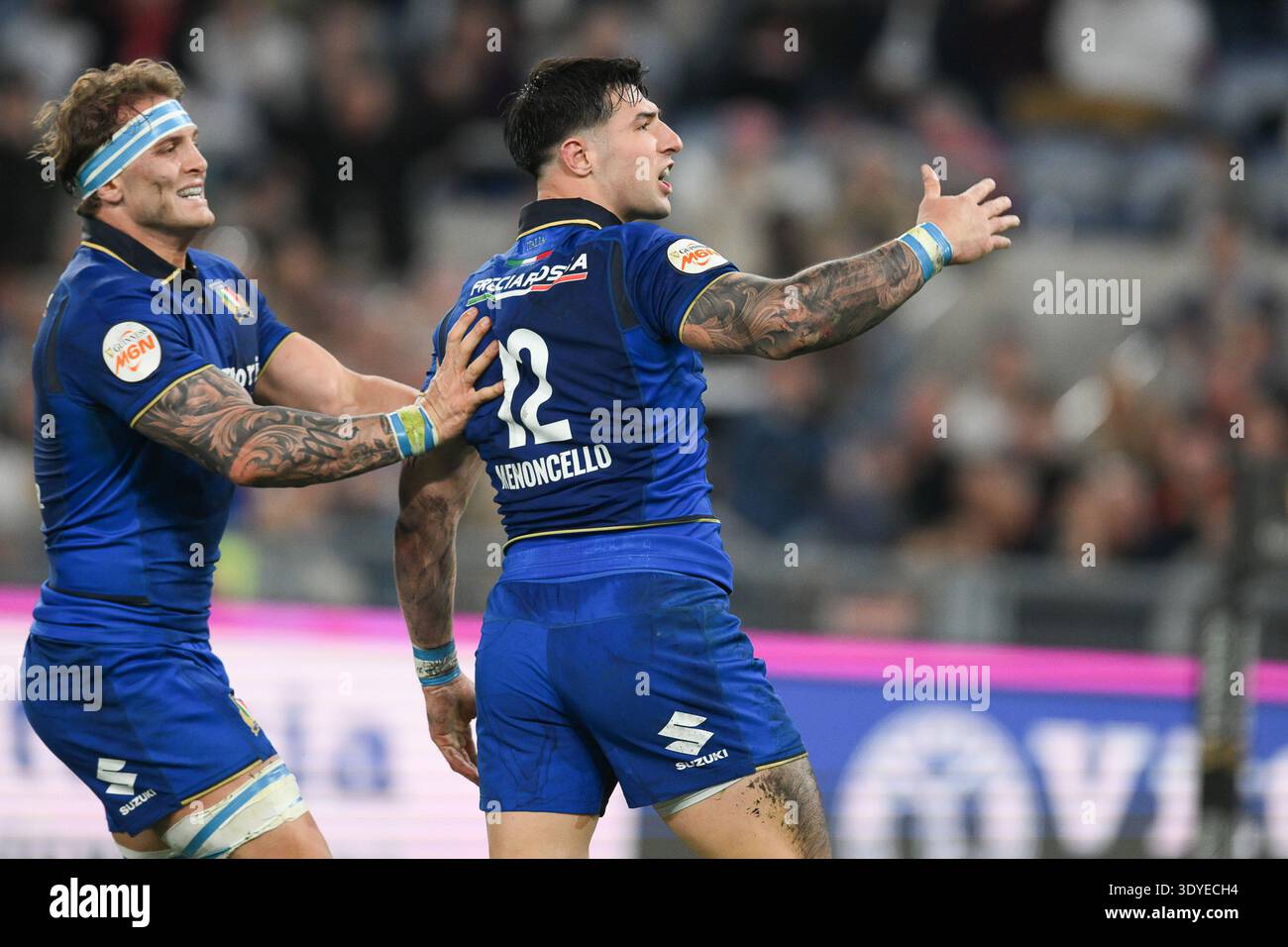 Stadio Olimpico, Rome, Italy. 7th Mar, 2026. Six Nations Rugby; Italy ...