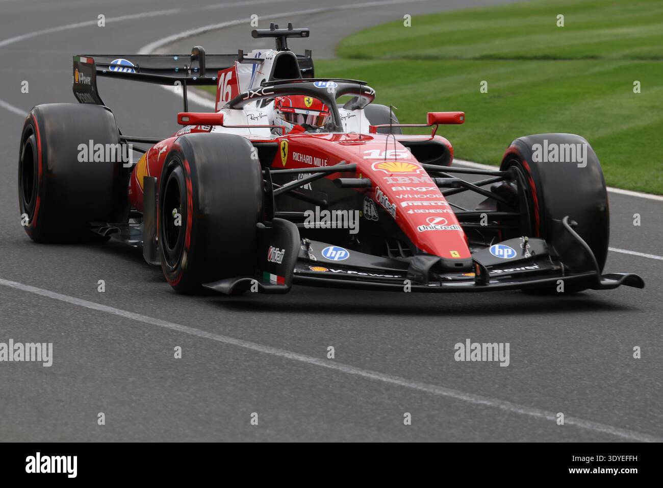 #16 Charles Leclerc (MCO) Scuderia Ferrari HP (ITA) Ferrari SF-2 during ...