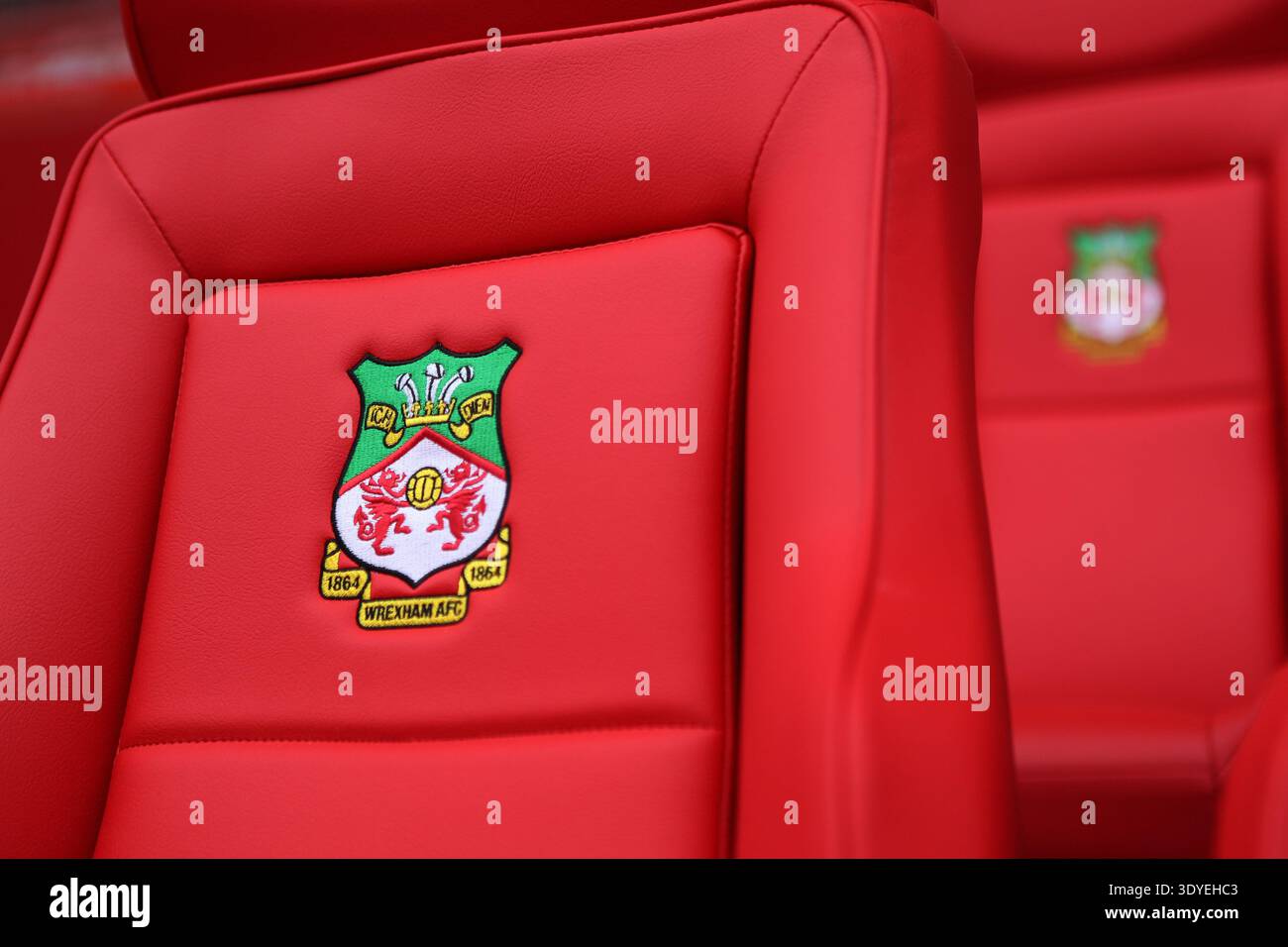 General View inside the Stadium during the Wrexham v Chelsea Emirates ...