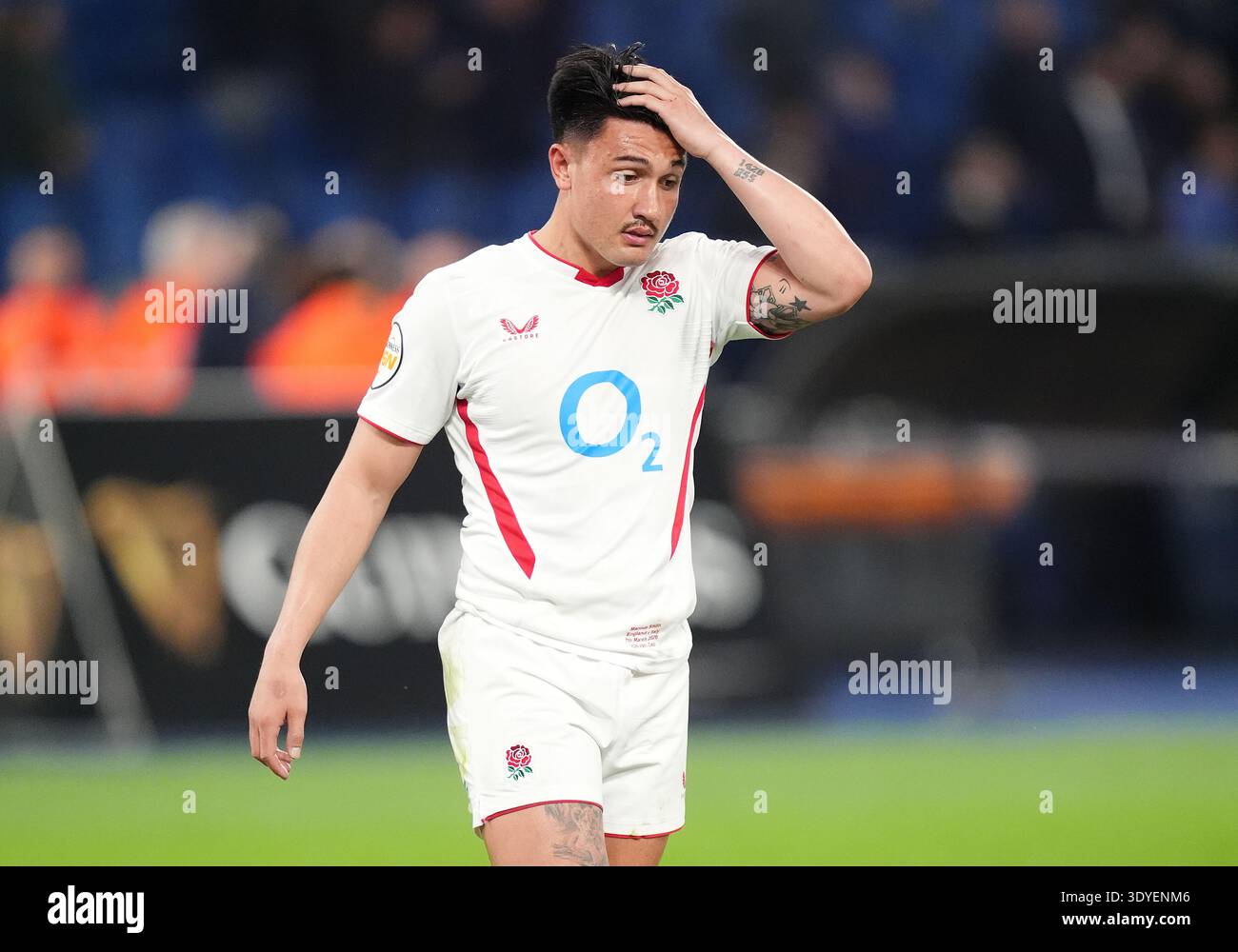 England's Marcus Smith reacts after the Guinness Men's Six Nations ...