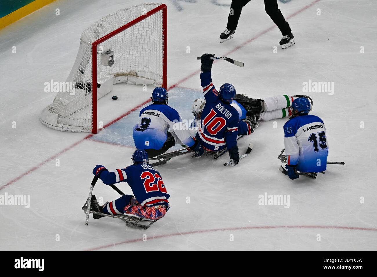 United States Of America's Bolton Brett (USA) score a goal during ...
