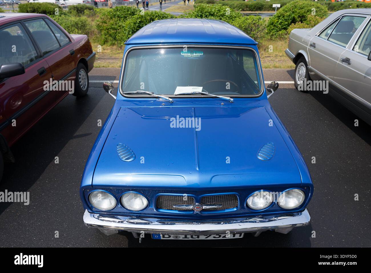 LINTHE, GERMANY - JUNE 08, 2025: Supermini classic Morris Mini Clubman ...