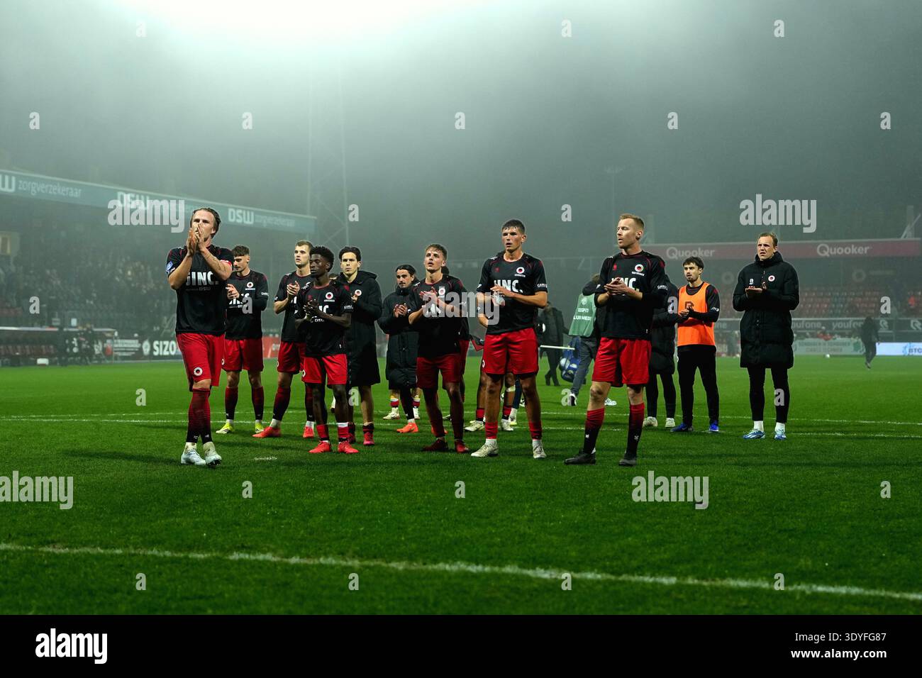 Rotterdam - Mike van Duinen of Excelsior Rotterdam, Adam Carlen of ...