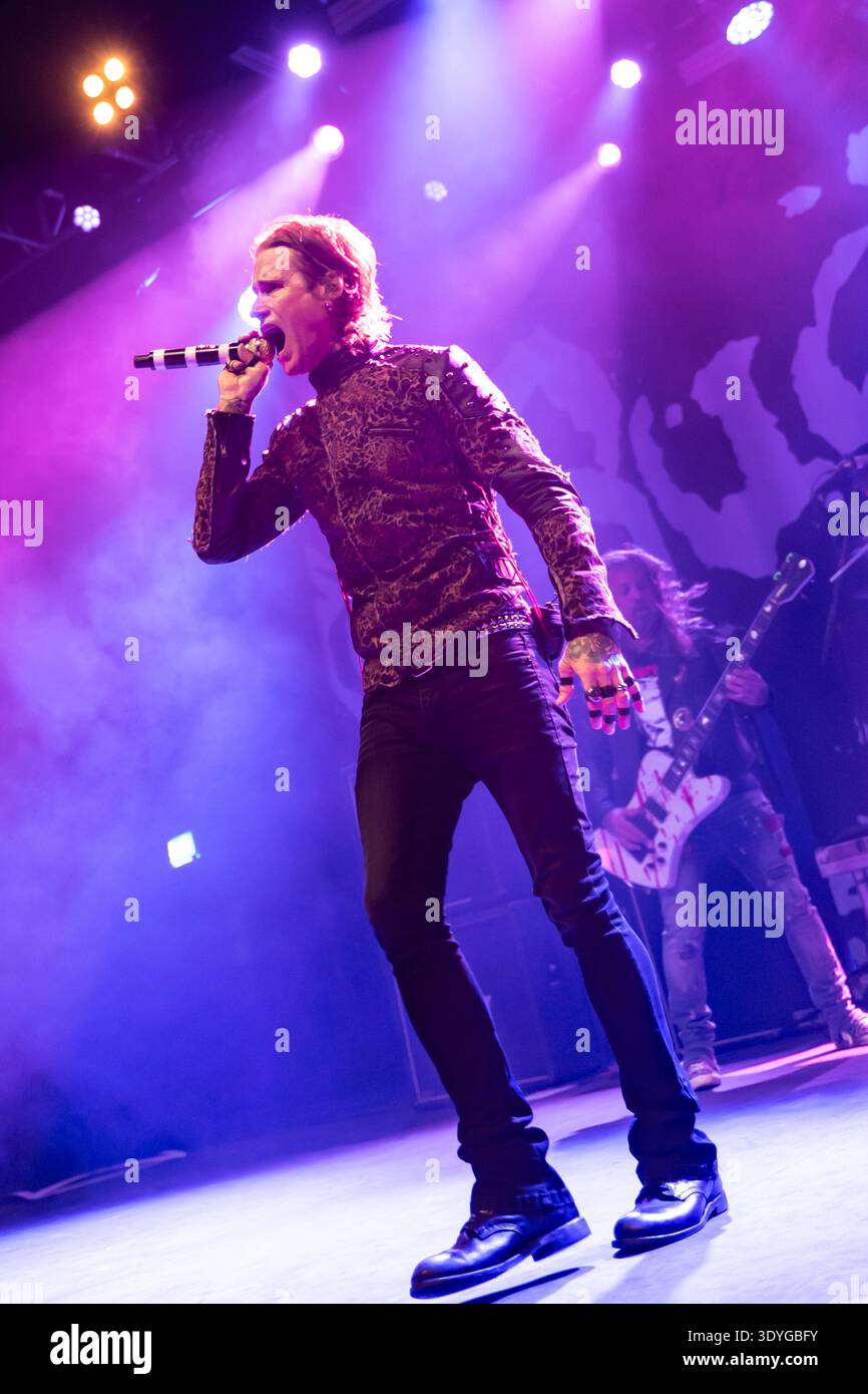 London, Buckcherry concert at the O2 Kentish Town Forum. Pictured: Josh ...