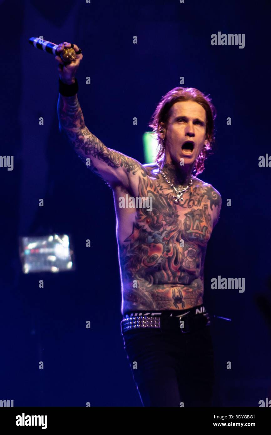London, Buckcherry concert at the O2 Kentish Town Forum. Pictured: Josh ...