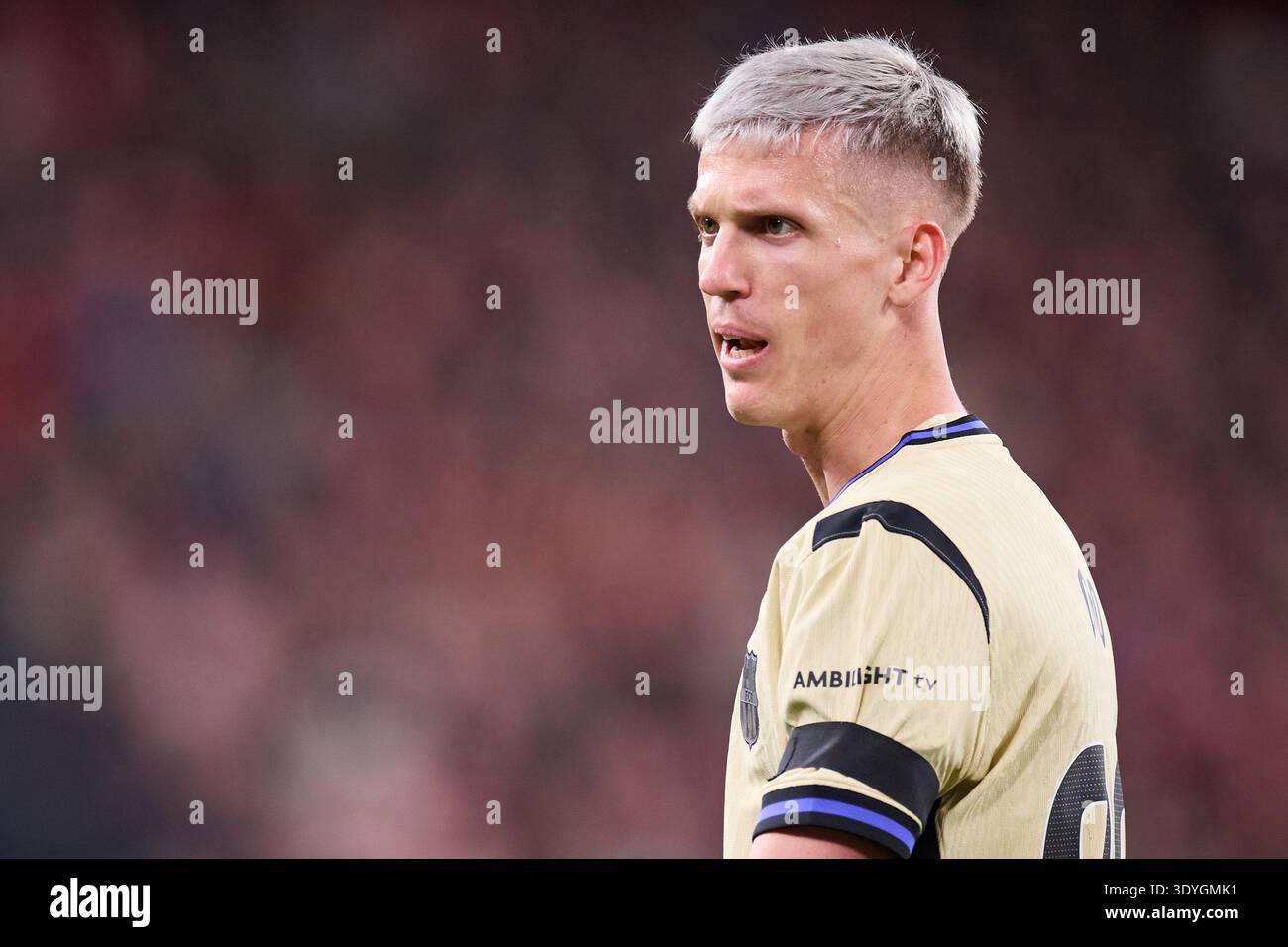Dani Olmo of FC Barcelona during the Spanish championship LaLiga ...