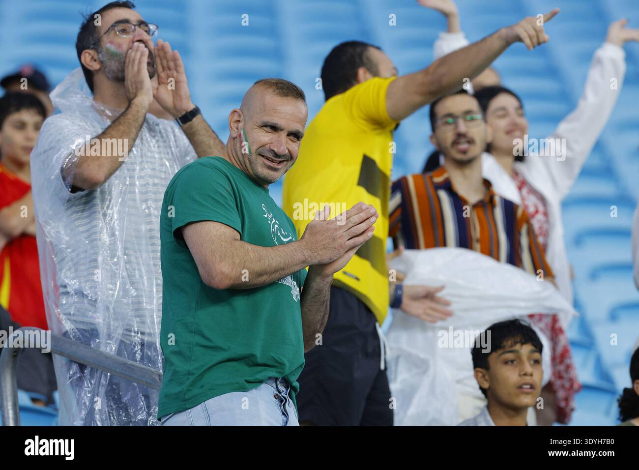 GOLD COAST, AUSTRALIA - MARCH 08 Supporters of Iran are seen in the ...