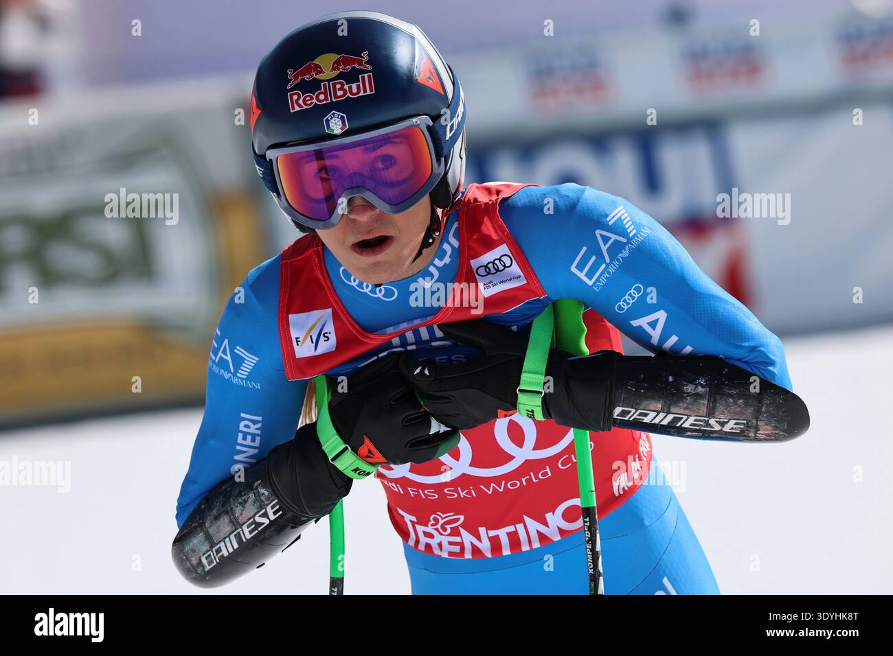 Italy's Sofia Goggia at the finish area of an alpine ski, women's World ...
