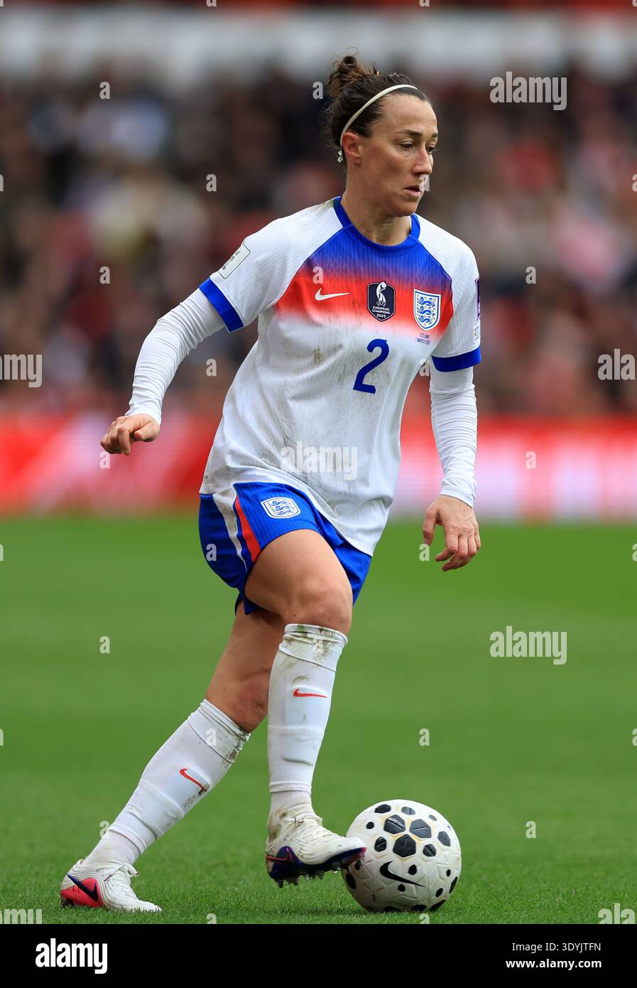 England's Lucy Bronze during the FIFA Women's World Cup UEFA Qualifier ...