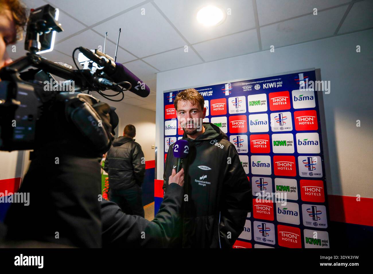 Tromsø 20260308. Brann's Fredrik Pallesen Knudsen after the NM Cup in ...