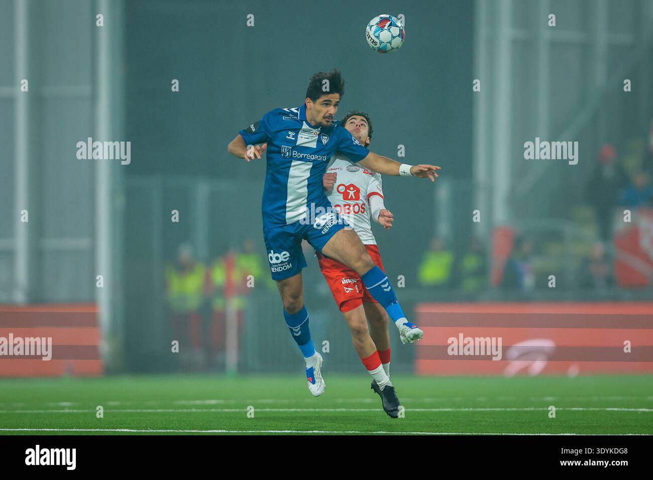 Fredrikstad 20260308. Sarpsborg 08's Aimar Hazar Sher and Fredrikstad's ...