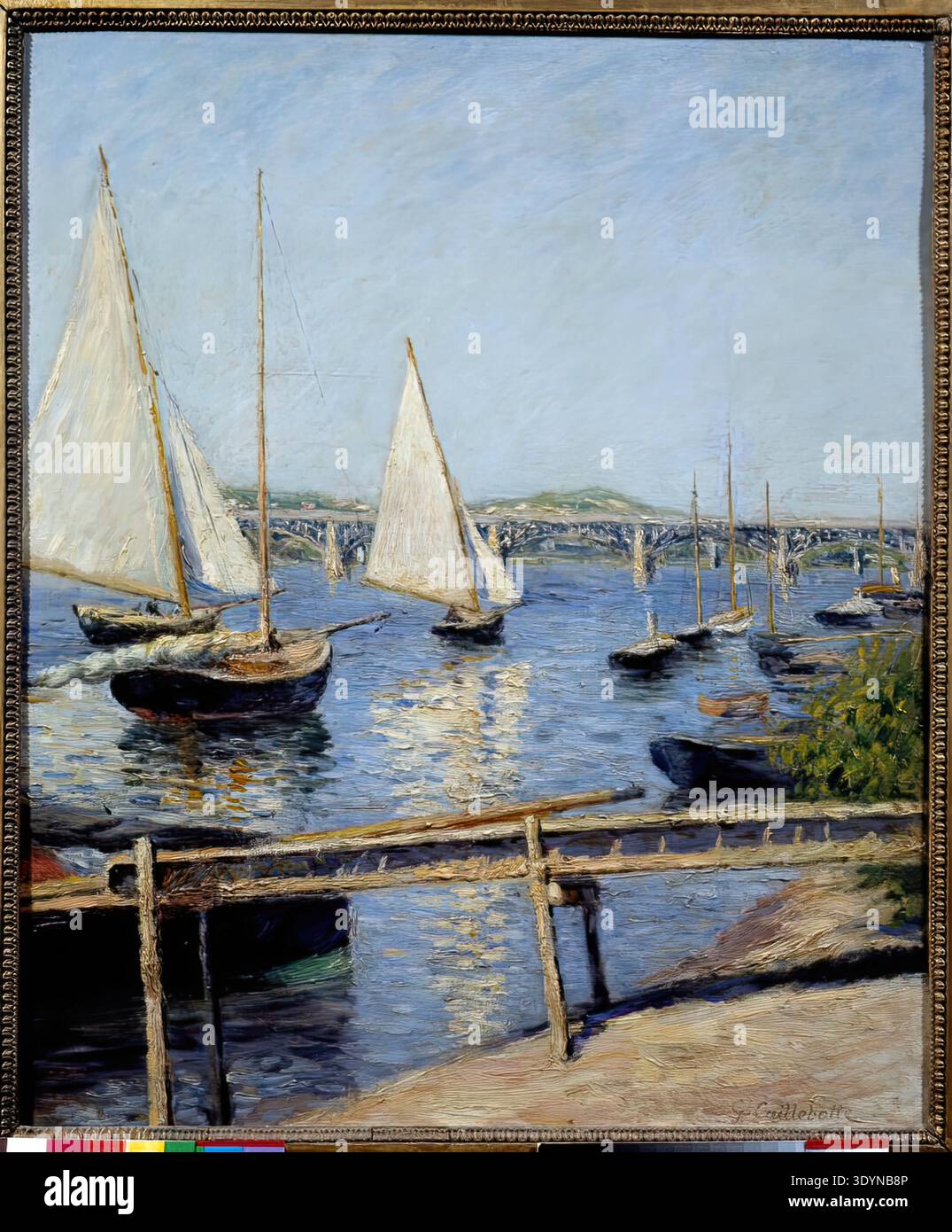 Gustave Caillebotte Sailboats in Argenteuil Voiliers Argenteuil 1888 ...