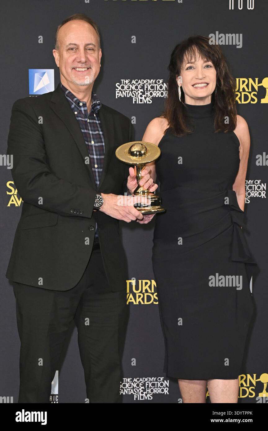 John Westphal and Karen Bailey at the 53rd Saturn Awards 2026 ceremony ...