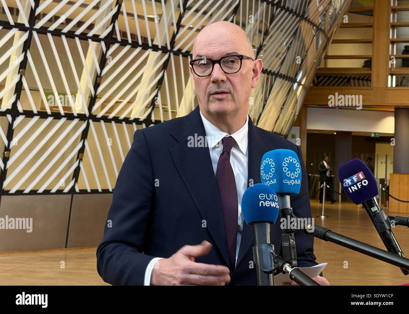 09 March 2026, Belgium, Brüssel: France's Finance Minister Roland ...