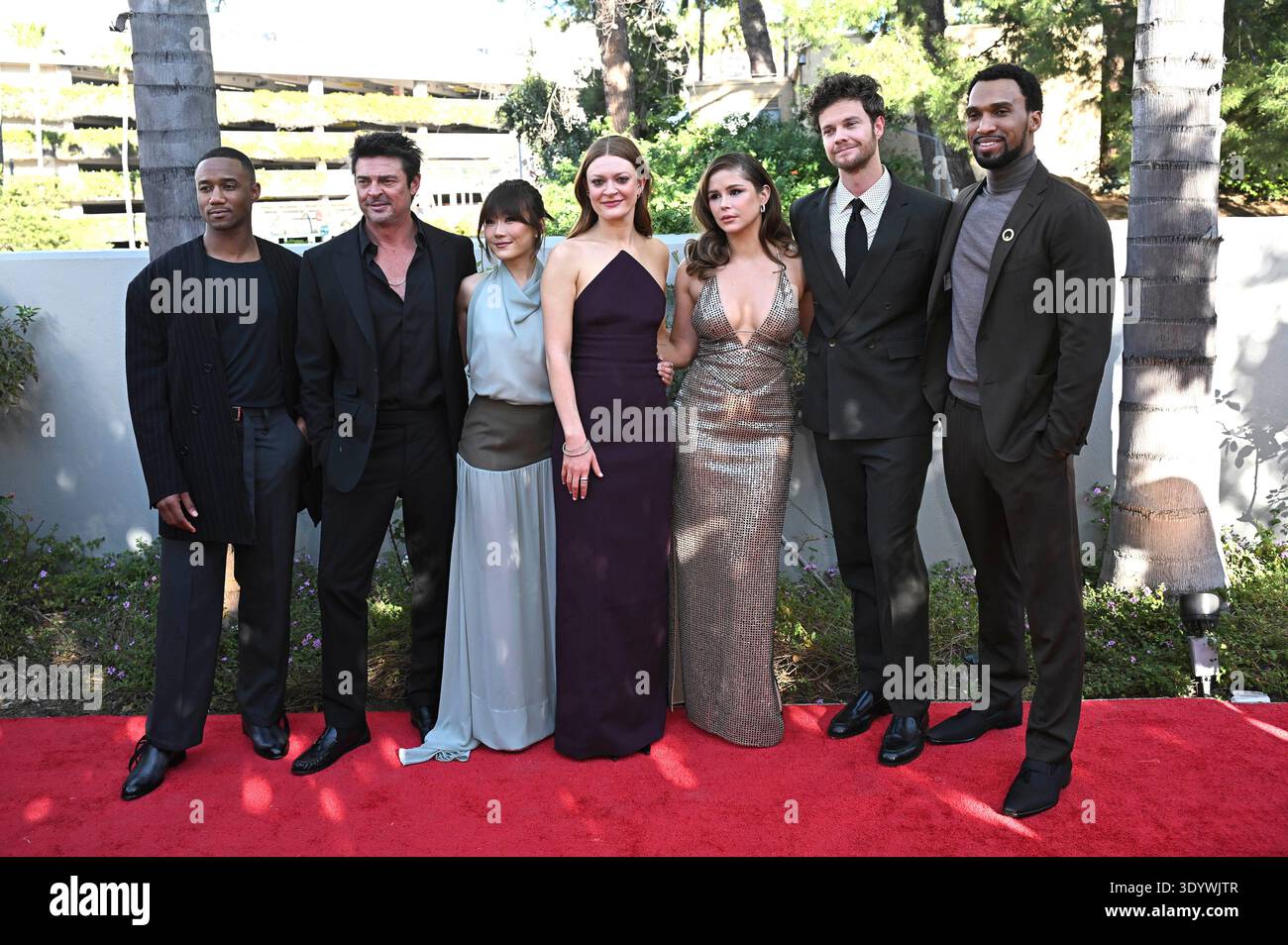 Jessie T. Usher, Karl Urban, Karen Fukuhara, Colby Minifie, Erin ...