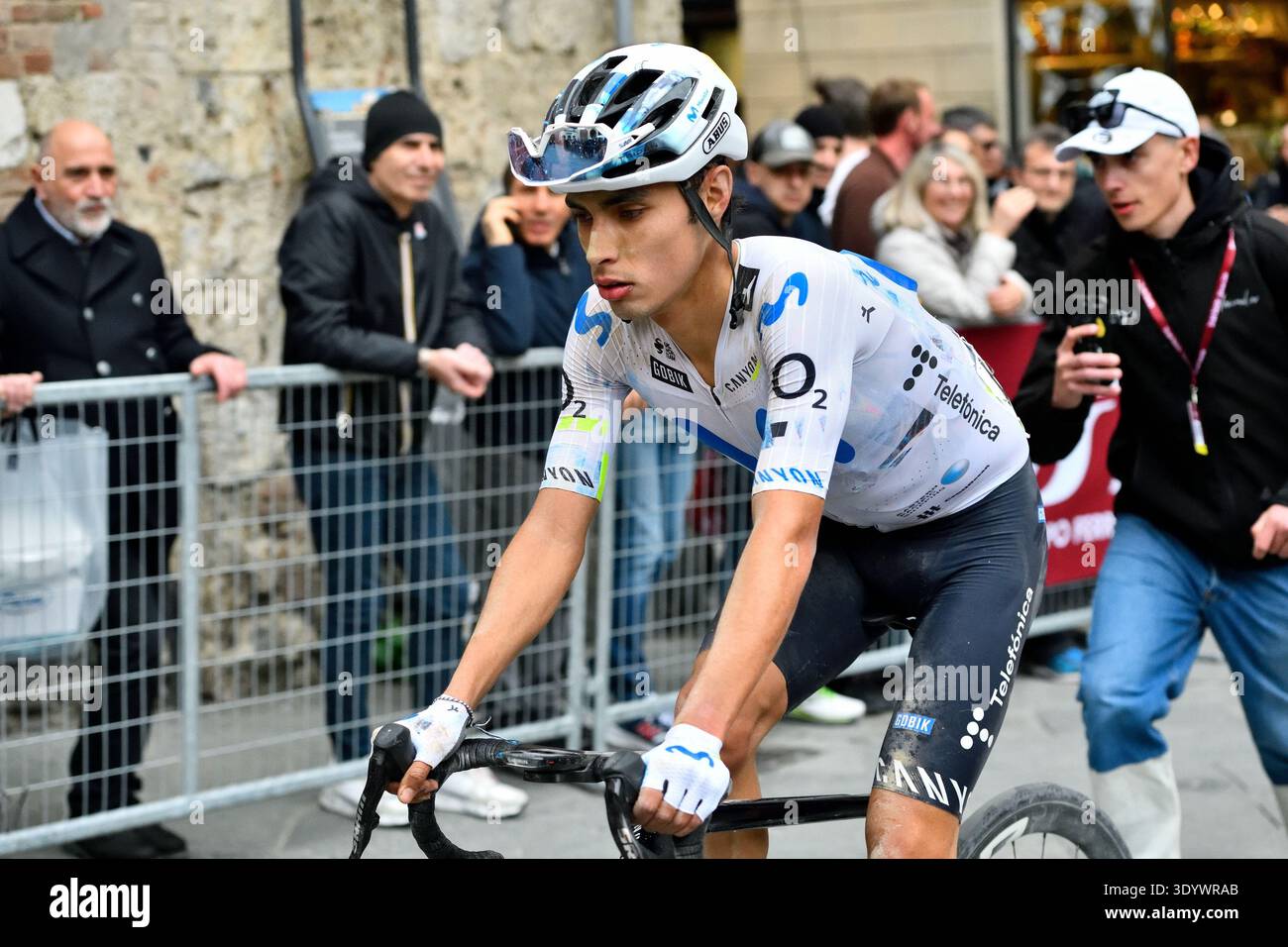 Pavel NOVAK (CZE/MOVISTAR TEAM) during Strade Bianche 2026, Street ...