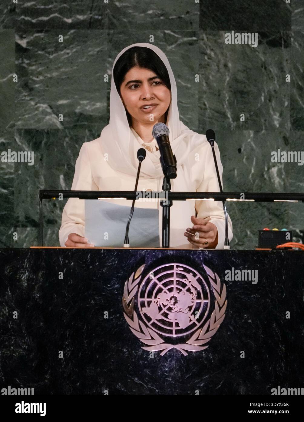 New York, United States. 09th Mar, 2026. Malala Yousafzai Co-Founder ...