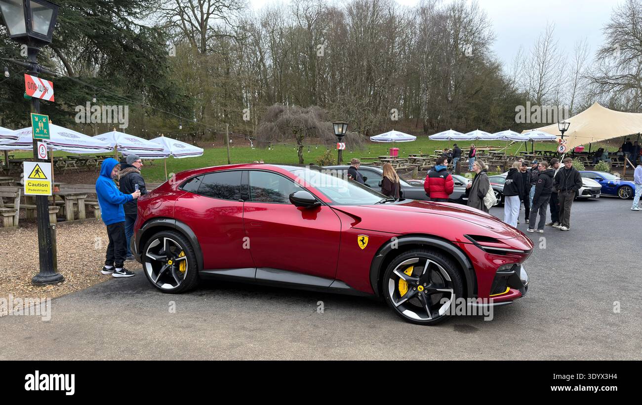 Ferrari Purosangue luxury V12 SUV at the Daily Driven Car Club ...