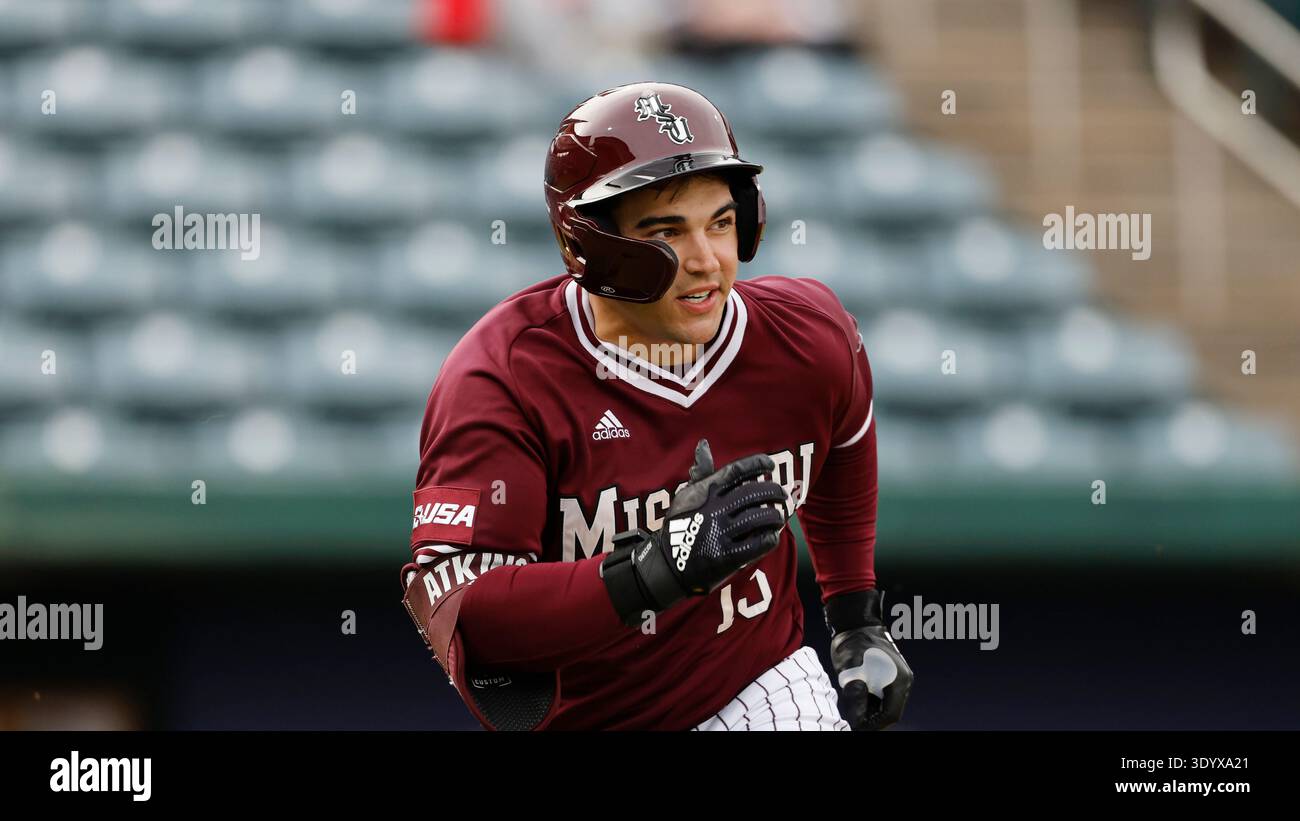 Missouri State's Bobby Atkinson (13) during an NCAA college baseball ...