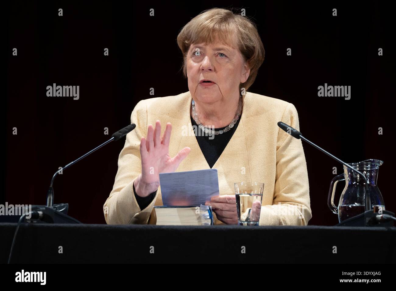 Chancellor a.D. Dr. Angela Merkel reads from her book "Freedom" in the ...