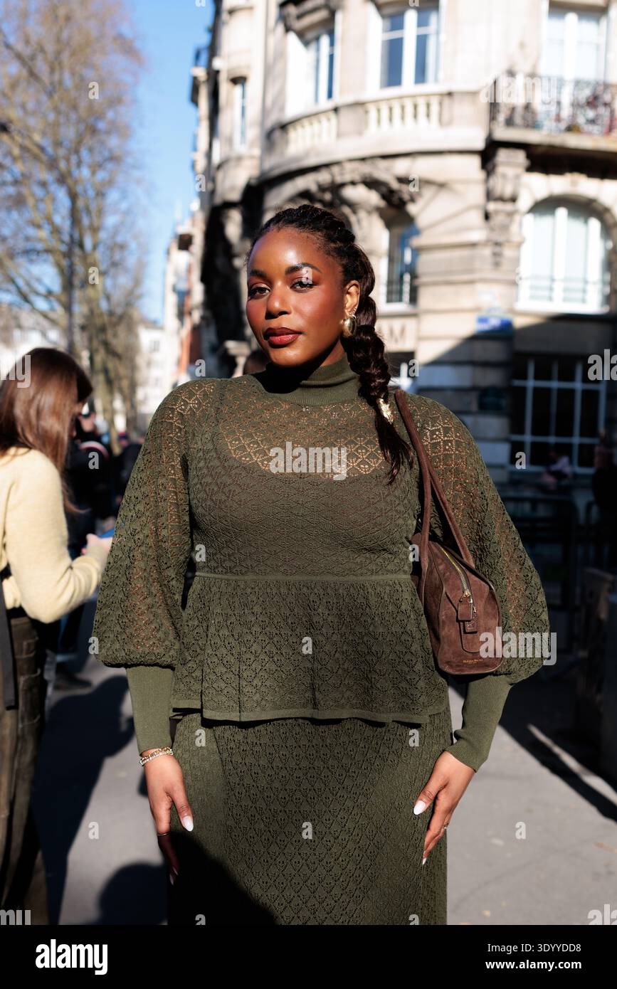 Paris, France. 9th March 2026. Kaye Bassey outside of the Zimmerman ...