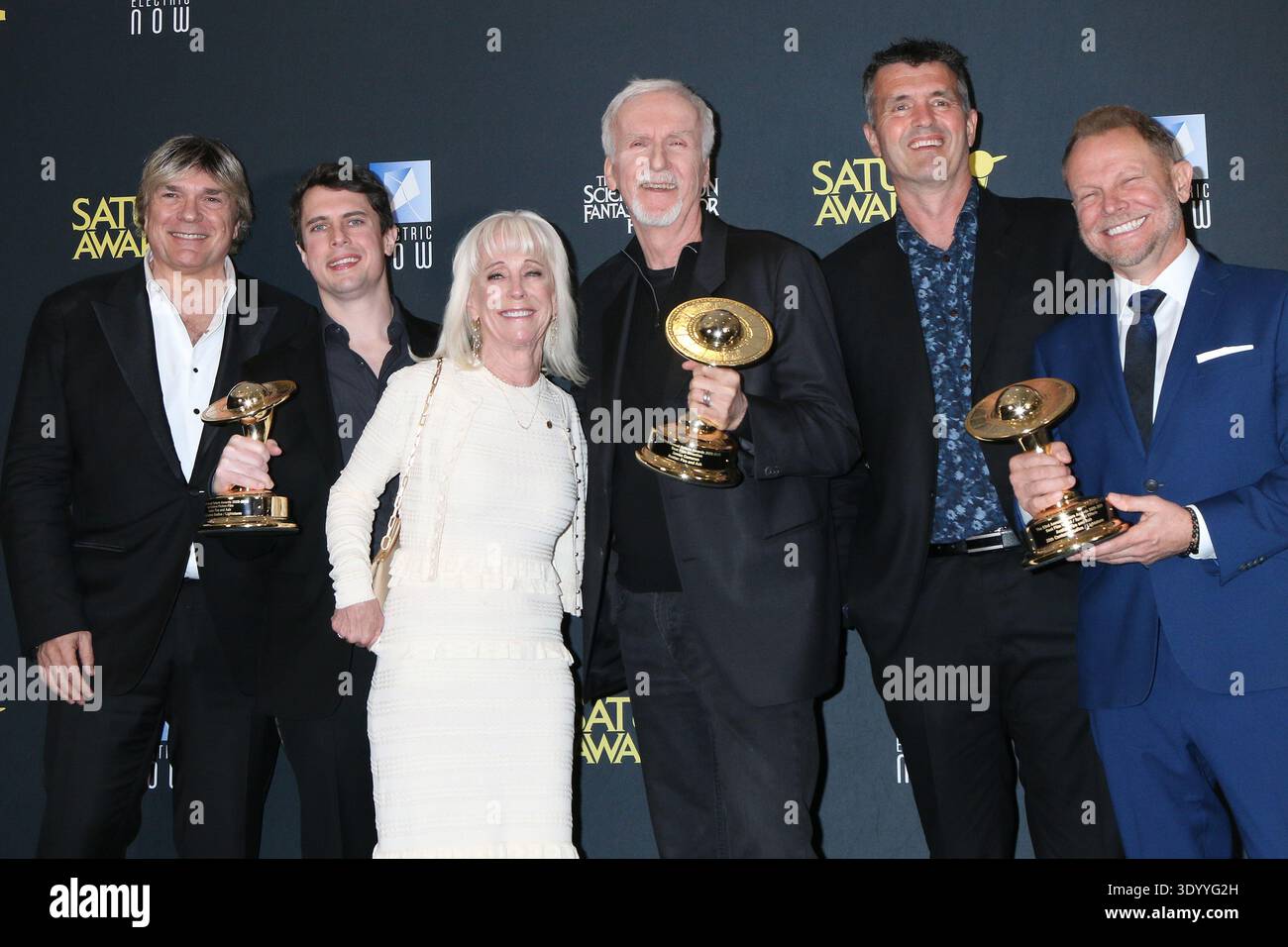 Universal City, USA. 8, March, 2026. Pictured left to right, Cres, Crew ...