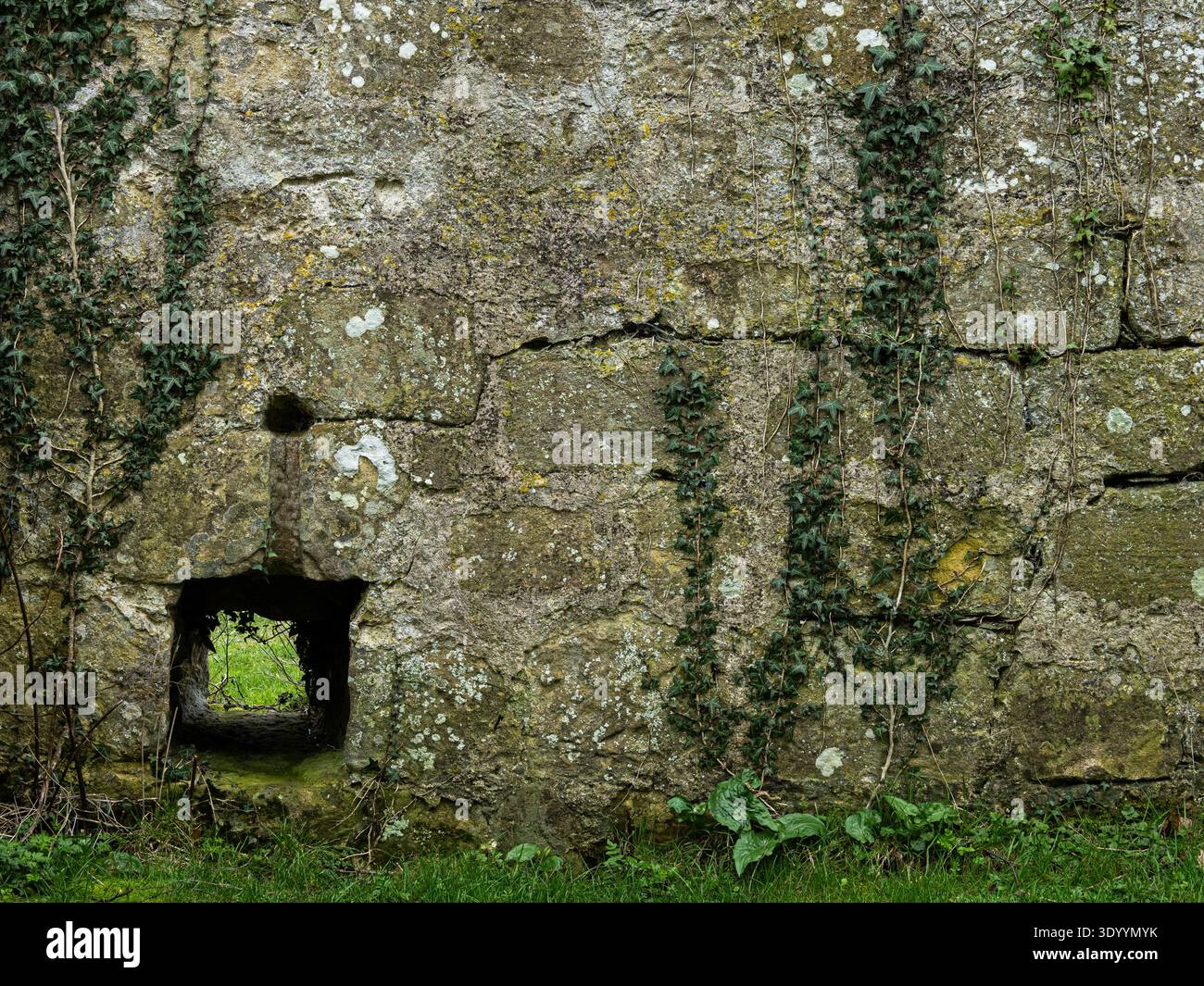 Historic limestone masonry texture showing aged stone wall surface ...