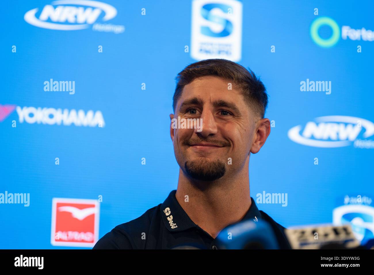 Zac Lomax during a Rugby Australia announcement at Rugby Australia ...