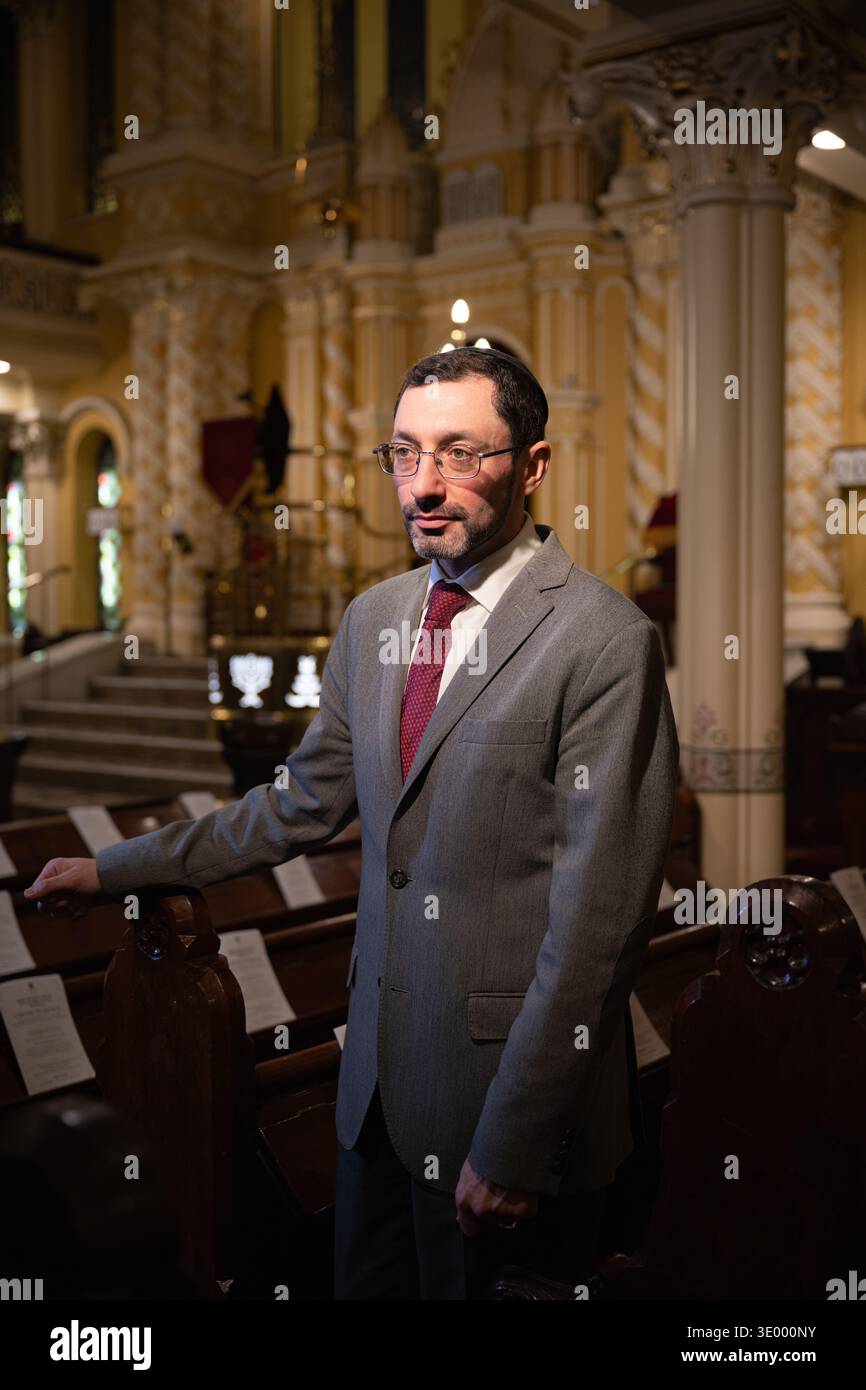 Rabbi Dr Benjamin Elton at the Great Synagogue, Sydney, Tuesday, March ...