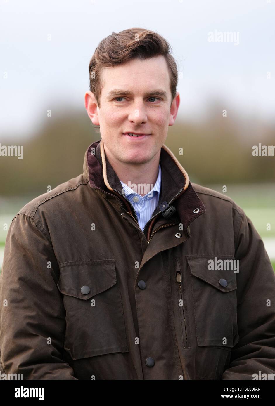 Trainer Patrick Kearney on the gallops before day one of the 2026 ...