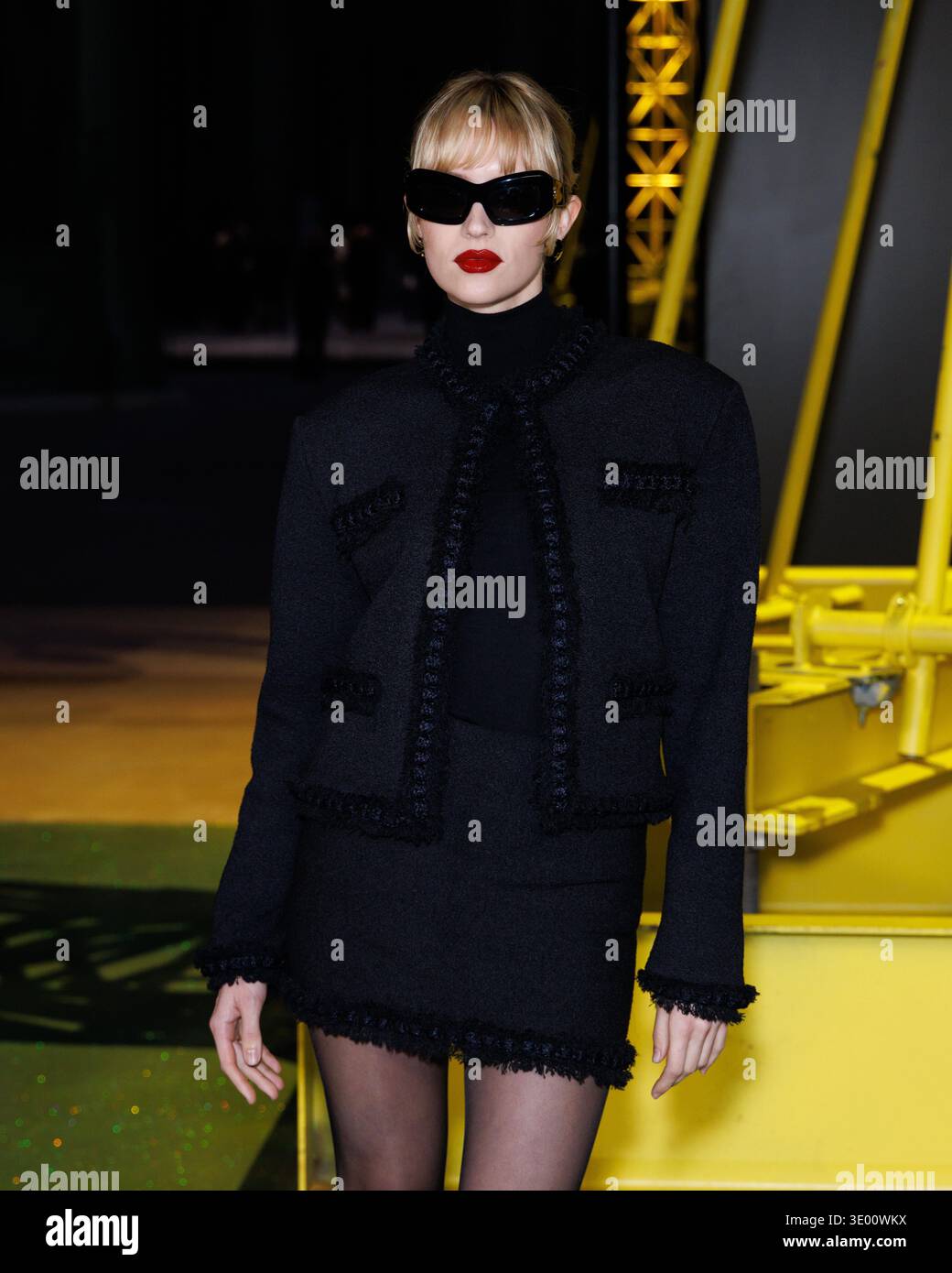 AngÃ le attends CHANEL Fall/Winter 2026-2027 runway during Paris ...