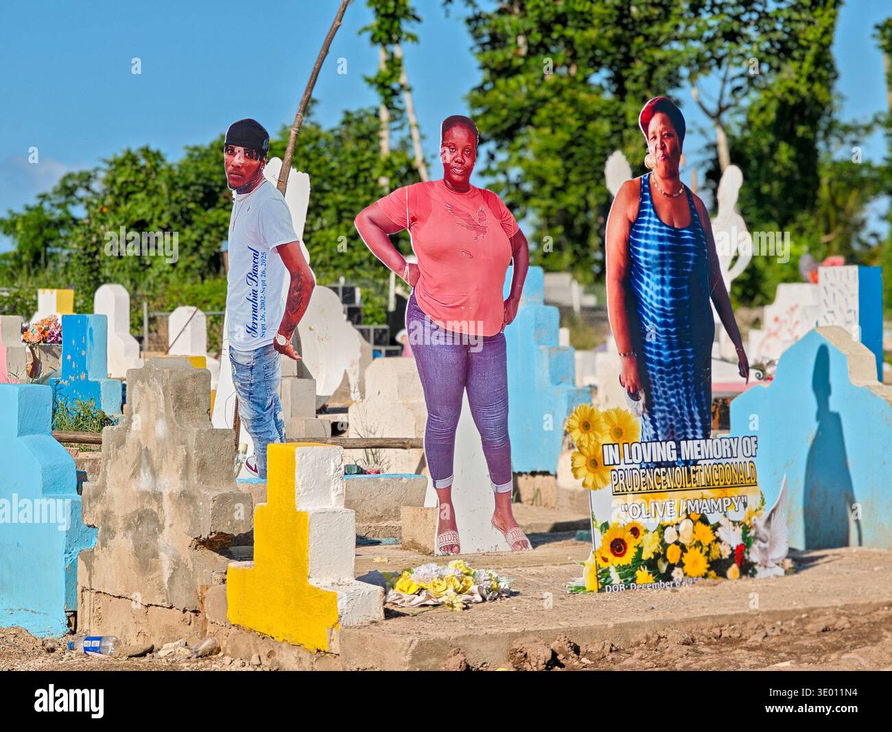 Annotto Bay, Jamaica - 19 January 2026: the strange cementery of ...