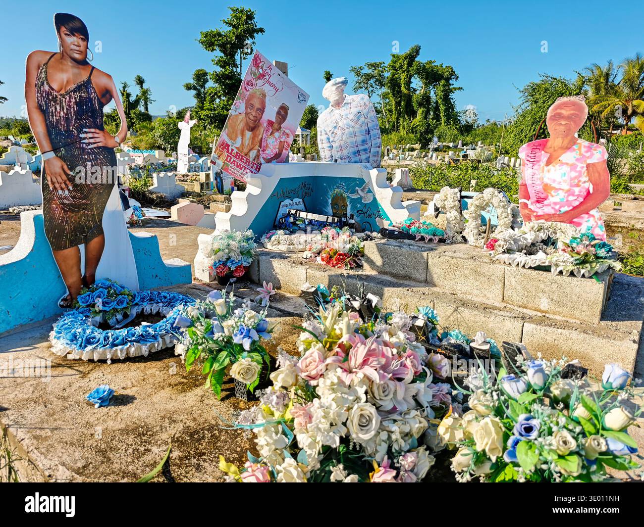Annotto Bay, Jamaica - 19 January 2026: the strange cementery of ...