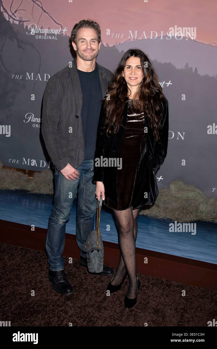 Kevin Kane and Francis Benhamou at the premiere of the Paramount+ ...