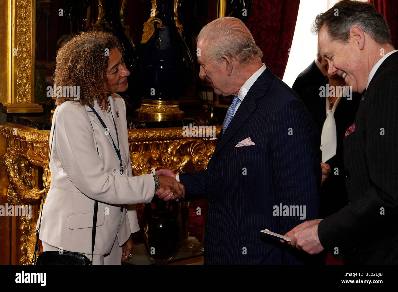 King Charles III with CARICOM Assistant Secretary General Elizabeth ...