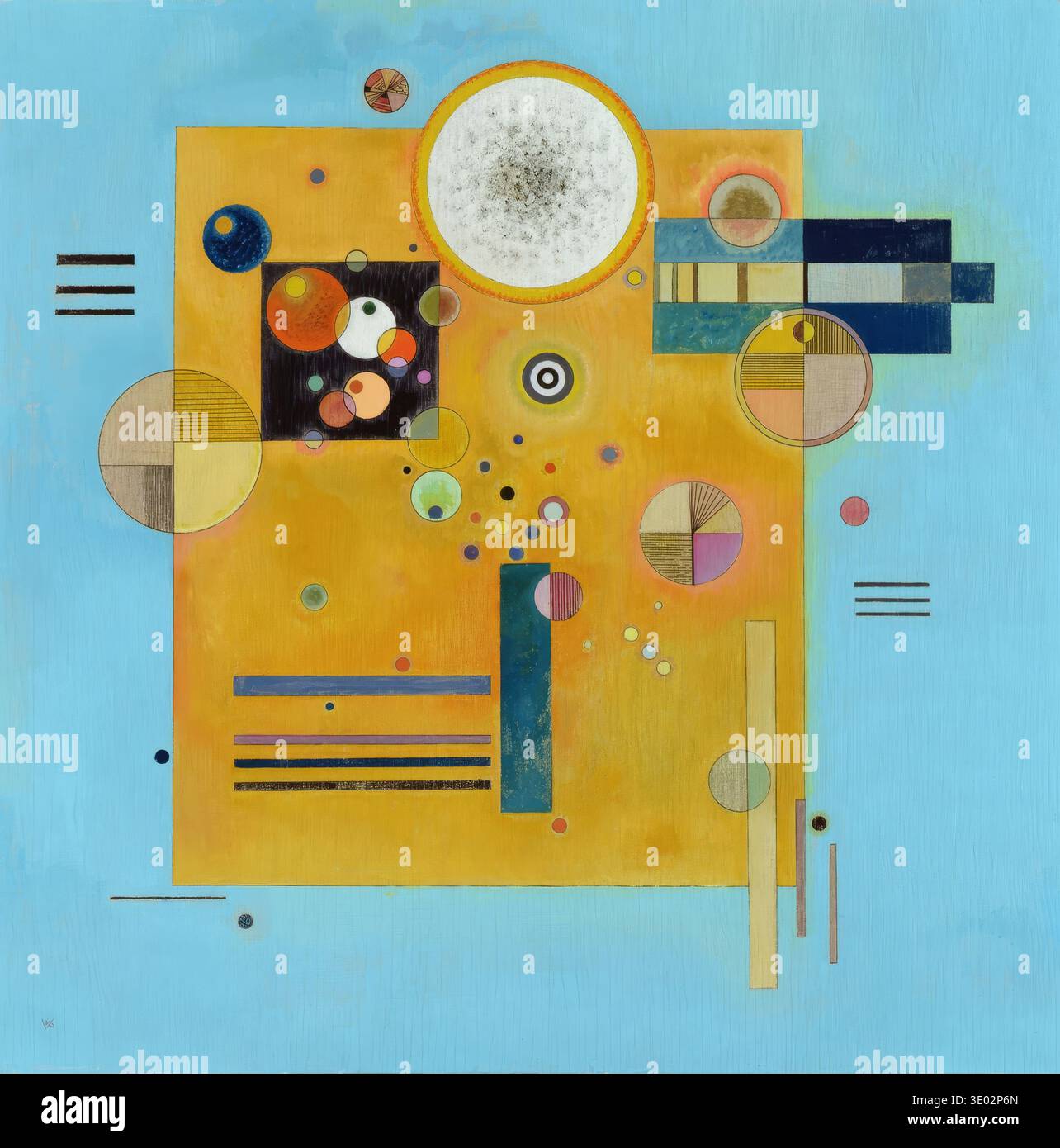 Wassily Kandinsky Soft Pressure 1931 Russian Abstract painting with ...