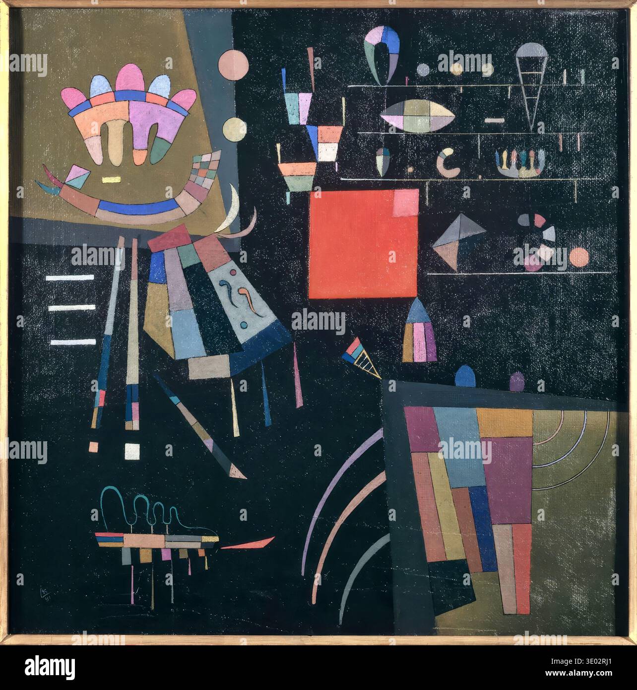 Wassily Kandinsky Composition 1941 late abstract bold shapes vivid ...