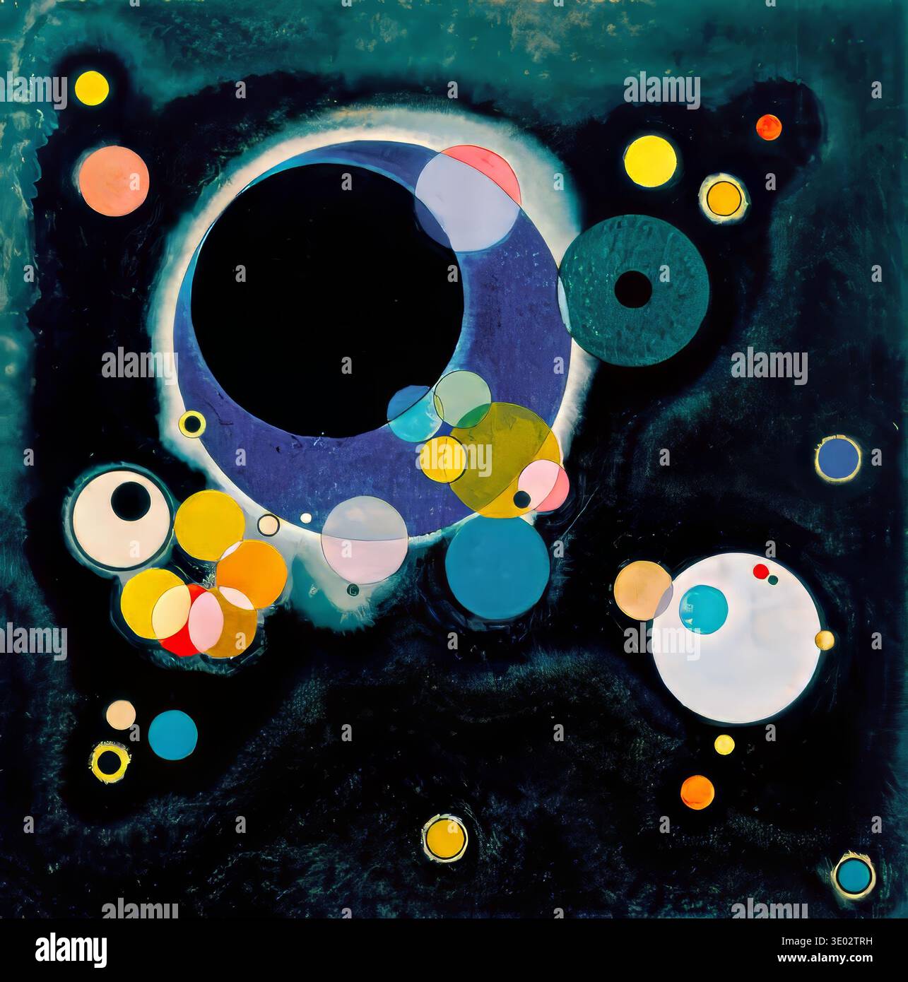 Wassily Kandinsky, Sketch for Several Circles, 1926, Russian, Abstract ...