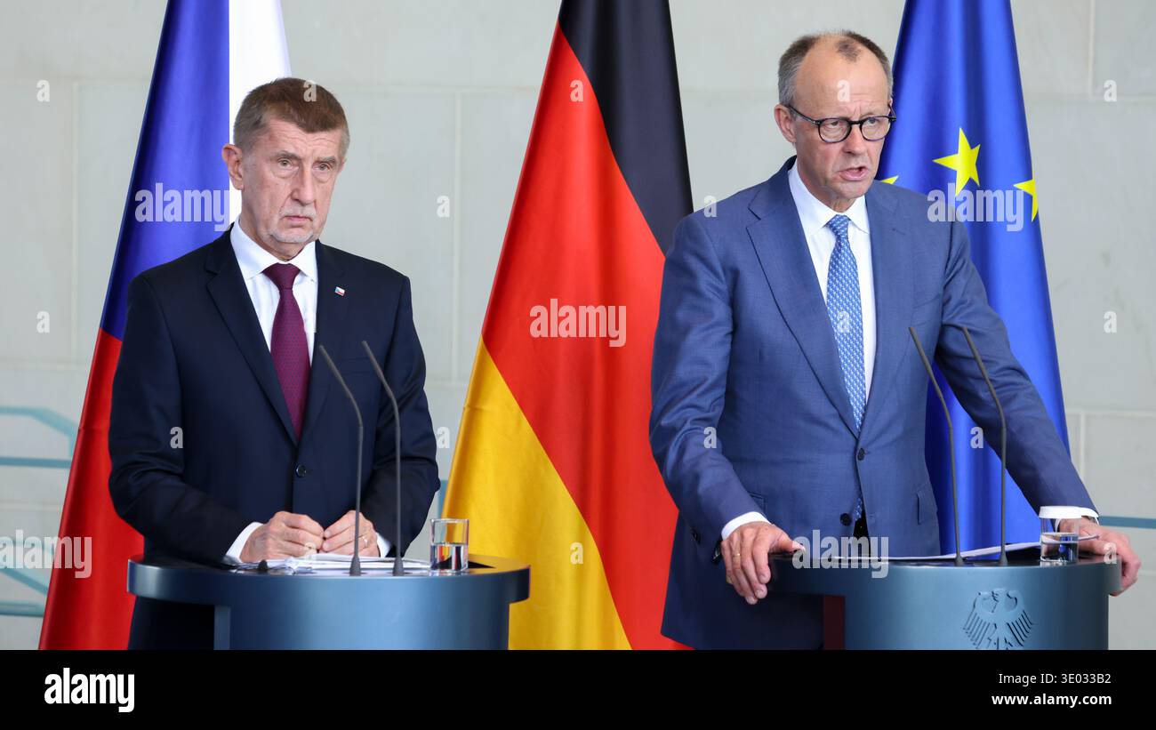 Berlin, Germany, 10th March. 2026. Press conference by Federal ...