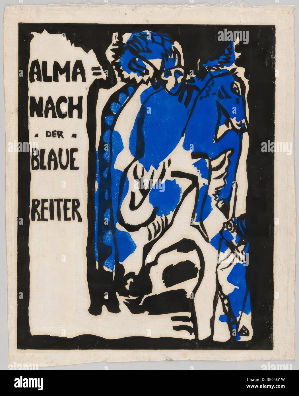 Wassily Kandinsky Holzschnitt fuer den Almanach Der Blaue Reiter 1912 ...