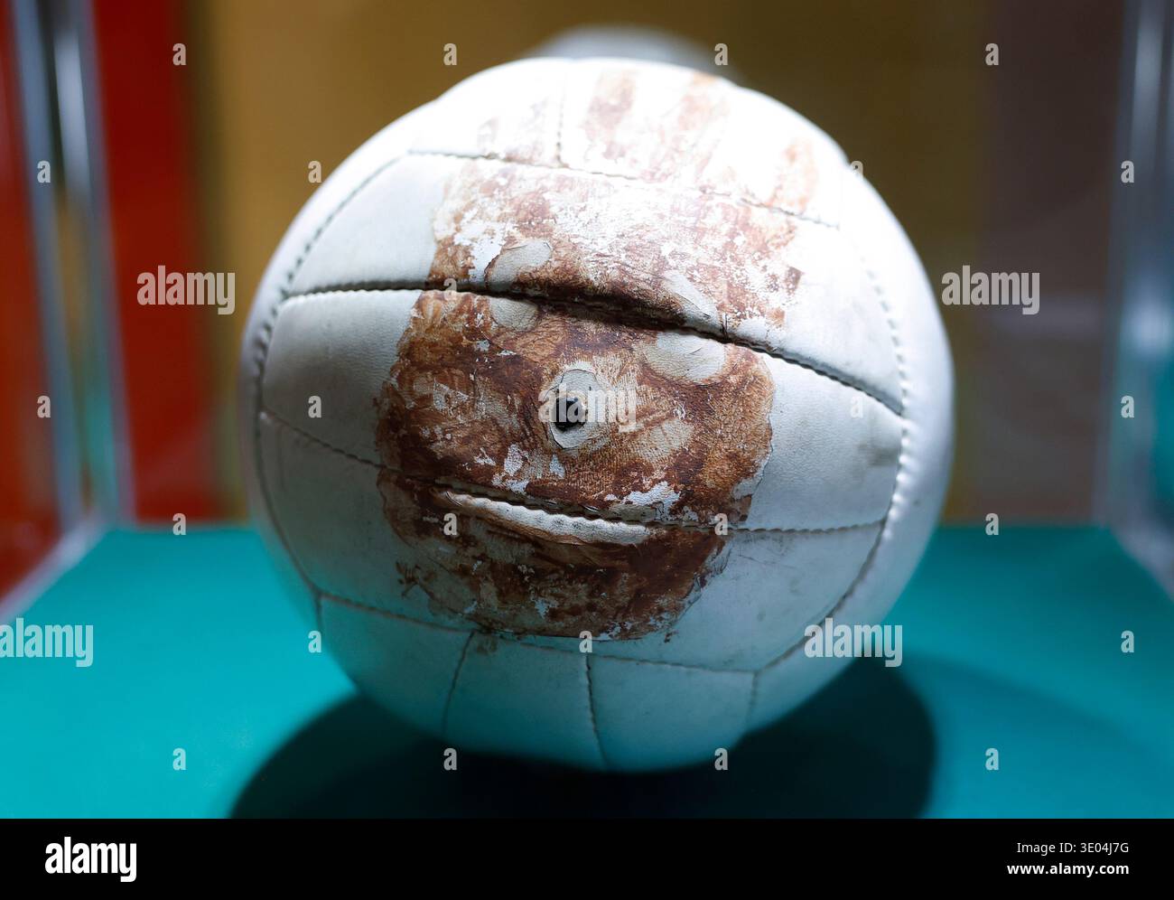 A Wilson volleyball from the film Cast Away with Tom Hanks is on ...