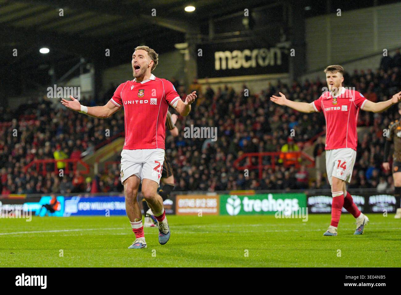 10th March 2026; Stok Cae Ras, Racecourse Ground, Wrexham, Wales; EFL ...
