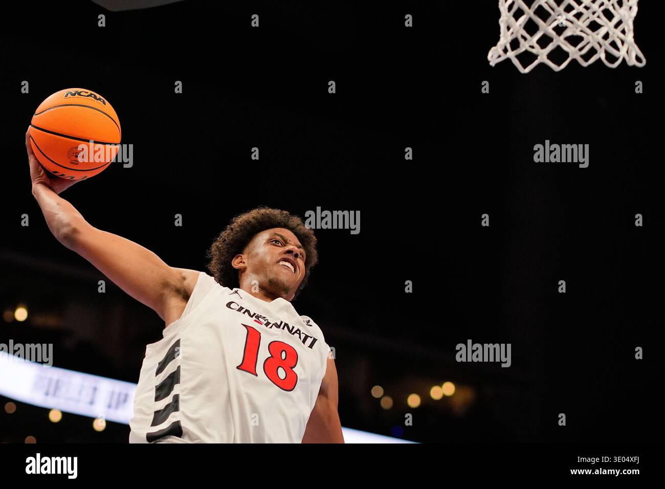 Cincinnati forward Baba Miller puts up a shot during the second half of ...