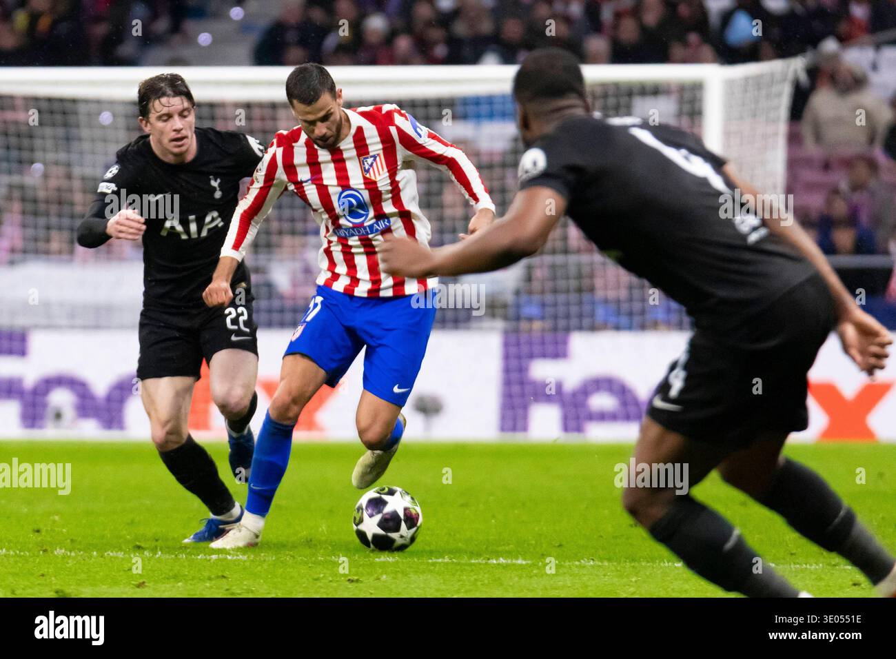 UEFA Champions League soccer match Atletico Madrid vs Tottenham at ...