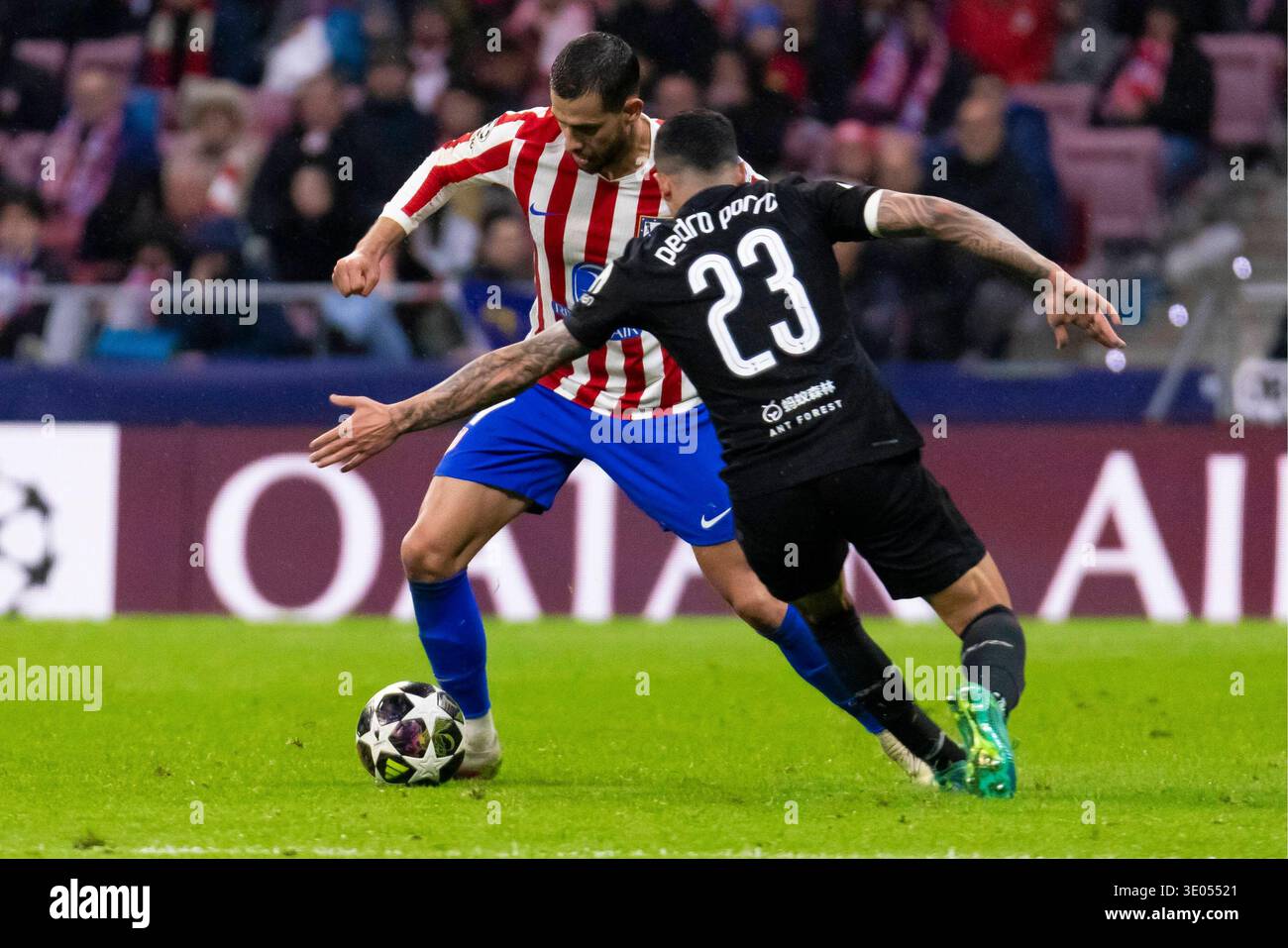 UEFA Champions League soccer match Atletico Madrid vs Tottenham at ...